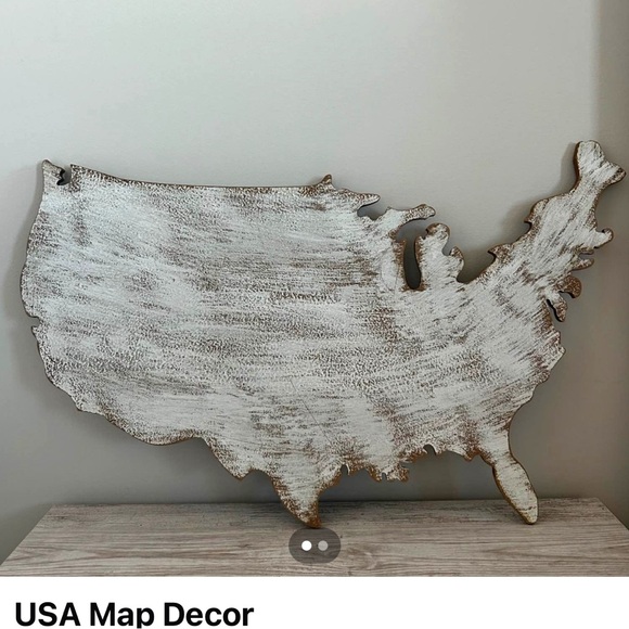 Wall Decor | Rustic Usa Map Wall Decor | Poshmark
